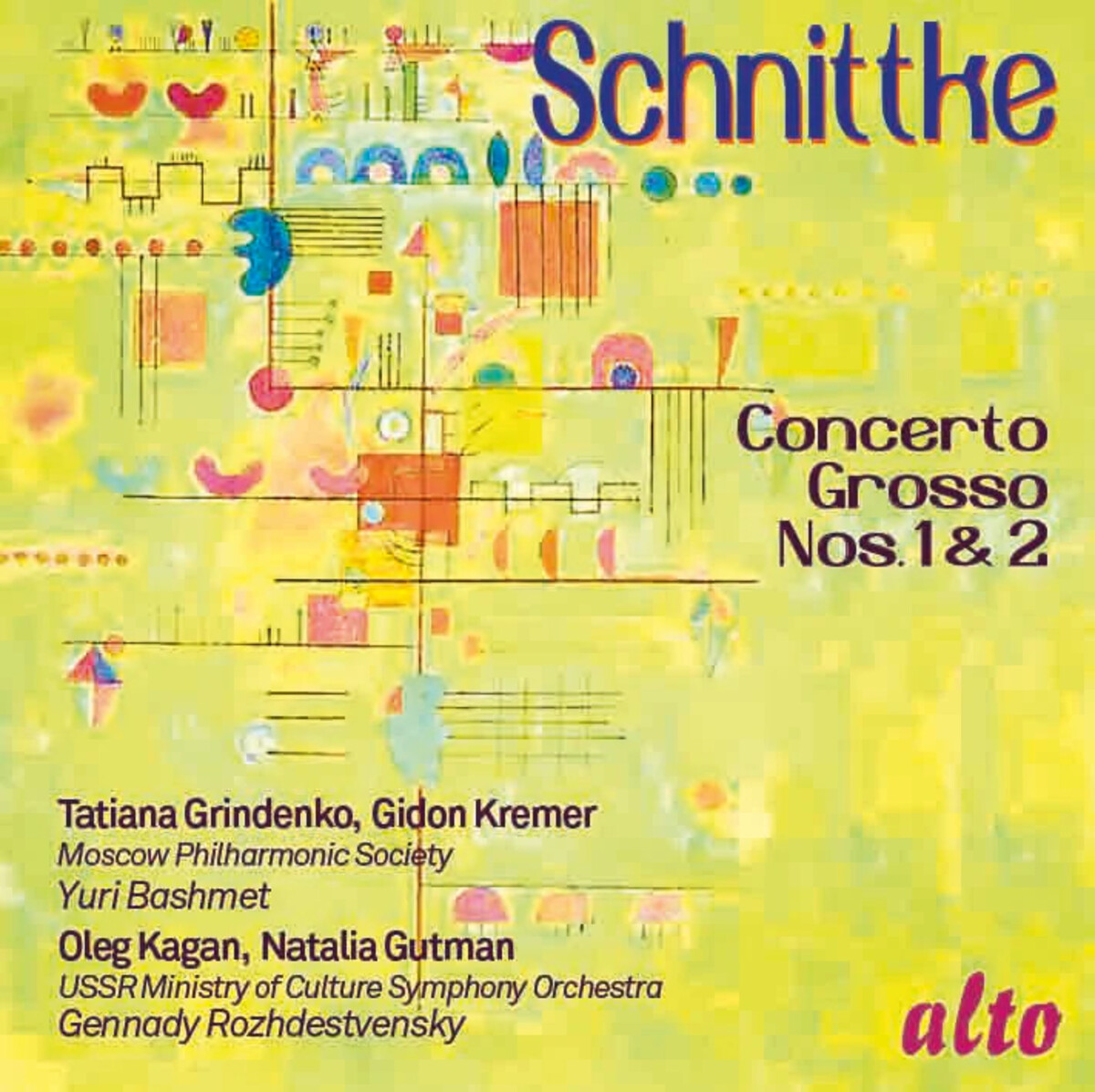 Concerto Grosso Nos. 1 & 2 by Moscow Philharmonic Society / USSR ...