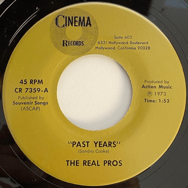 Past Years / Vietnam Stranger by The Real Pros (Single; Cinema; CR 7359 ...