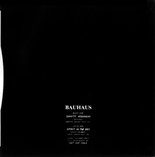 Sanity Assassin / Spirit in the Sky by Bauhaus (Single, Gothic Rock ...